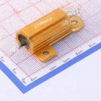 China High Power Aluminum Shell Resistor Milliohm HoRX-25W-5R-1% 25 Watt Rated Power with Heat Dissipation for sale
