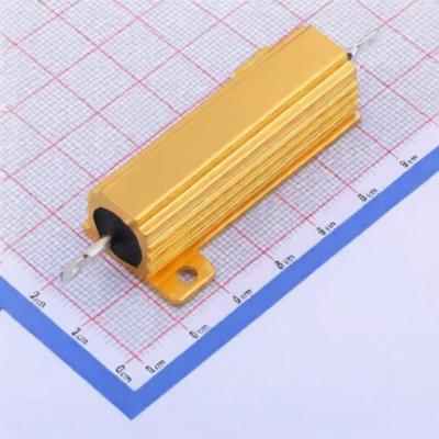 China Compact size Milliohm HoRX-50W-80KR-5% aluminum housed resistor with molded design and heat absorption for sale