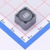 China SMD Power Inductor MINGSTAR CDRH127N-680M with 140 Milliohm Maximum DC Resistance and Epoxy Material for sale