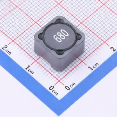China SMD Power Inductor MINGSTAR CDRH127N-680M with 140 Milliohm Maximum DC Resistance and Epoxy Material for sale