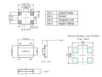 China Miniature SMD 32.768 KHz Oscillator muRata XTC4004 with Low Timing Error and Stable Frequency Output for sale