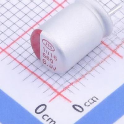 China Conductive Polymer Solid Aluminum Electrolytic Capacitors Nantong Jianghai Capacitor PCR0JEL561MF08CC33WP with Low ESR Value for sale
