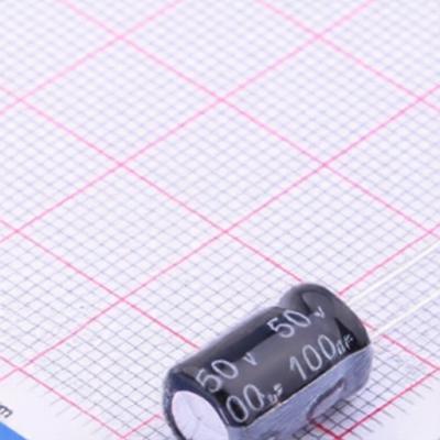 China Aluminum Electrolytic Capacitor 50V 100uF 8x115mm Nantong Jianghai Capacitor ECR1HLH101MLL080011 Load Life 7000 Hours for sale