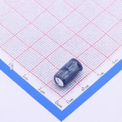 China aluminum electrolytic capacitor Nantong Jianghai Capacitor ECR2GBK4R7MLL080011 with 400 volts and 4.7 microfarads for sale