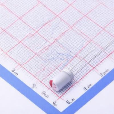 China conductive polymer solid aluminum electrolytic capacitor Nantong Jianghai Capacitor PCR0JEL391ME09LL20WP for electronic components for sale