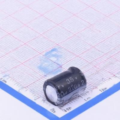 China aluminum electrolytic capacitor Nantong Jianghai Capacitor ECR1VLH221MLL100012 with wide temperature range for sale