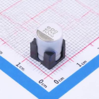 China Surface Mount Conductive Polymer Capacitor NCC HHXC250GRA221MHA0G with Ultra Low ESR and 4000 Hour Rated Operation for sale