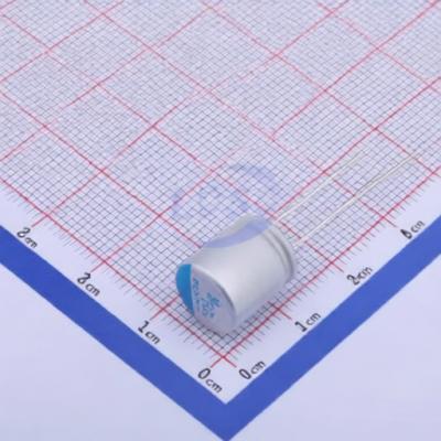China Conductive Polymer Aluminum Solid Capacitors NCC APSC160ELL331MJC5S with Low ESR and High Ripple Current for sale