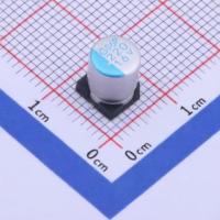 China Surface Mount Capacitor NCC APXG160ARA221MF80G with High Ripple Current and RoHS2 Compliant Construction for sale