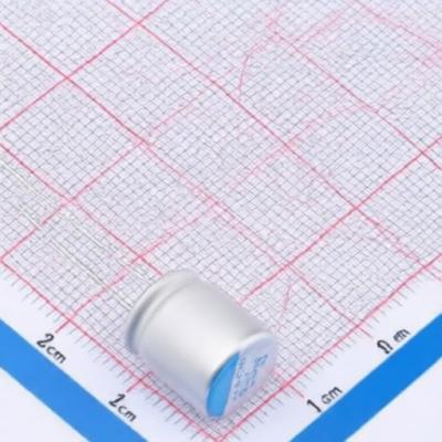 China Conductive Polymer Aluminum Solid Capacitors NCC APSC160ELL471MJB5S with Halogen Free and RoHS2 Compliant Features for sale