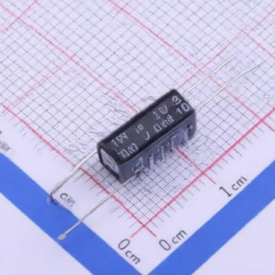 China 10 Microfarad 50 Volt Electrolytic Capacitor Nantong Jianghai Capacitor ECR1HGK100MFA050011 with 1000 Hour Life Span for sale