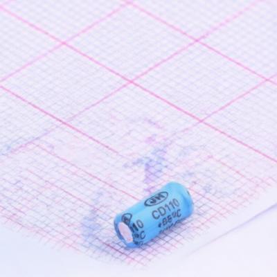China Electronic Component Nantong Jianghai Capacitor ECR1CPT101MLL050011 CD 110 PT Series Electrolytic Capacitor for sale