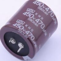 China snap in aluminum electrolytic capacitor NCC EKMR451VSN471MA35S rated 105 degrees for power supply and inverter for sale