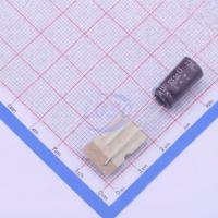 China Lead type aluminum electrolytic capacitor NCC EKY 350ETD221MH15D low impedance with brown PET sleeve for sale