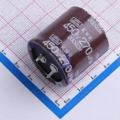 China Snap in Aluminum Electrolytic Capacitors NCC EKMR451VSN271MR30S with 2000 Hours Endurance at 105 Celsius for sale
