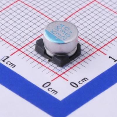 China Surface mount conductive polymer aluminum capacitor NCC APXK2R5ARA331MF46G with low impedance and RoHS2 compliance for sale