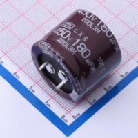 China Snap in aluminum electrolytic capacitor NCC ELXS451VSN181MR25S with 5000 hours endurance at 105 degrees Celsius for sale