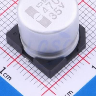China Durable 105 rated aluminum electrolytic capacitor NCC EMVY350ARA471MKE0S for in DC DC converter applications for sale
