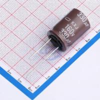 China Miniature Aluminum Electrolytic Capacitors NCC EKXJ161ELL331MM25S Offering 8000 to 12000 Hours Life for sale