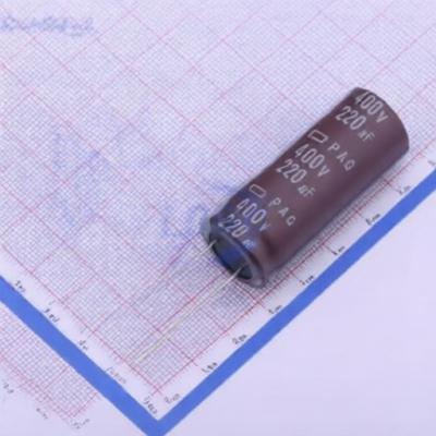 China Miniature Aluminum Electrolytic Capacitors NCC EPAG401ELL221MM45S Suitable for Compact Power Supply Designs for sale