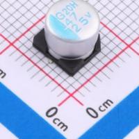 China Surface mount conductive polymer aluminum capacitors NCC APXG250ARA470MF61G with robust endurance and super low ESR for sale