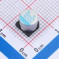 China Aluminum solid capacitor NCC APXA200ARA220MF60G with solvent resistant conductive polymer and RoHS2 compliance for sale