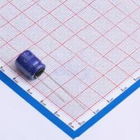 China Miniature Aluminum Electrolytic Capacitors NCC ELXZ160ELL471MJC5S with PET Dark Blue Sleeve Material for sale