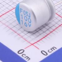 China Radial Lead Conductive Polymer Aluminum Capacitors NCC APSF160EC3101MF05S Designed for and Low ESR Applications for sale