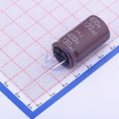 China aluminum electrolytic capacitor NCC EKXJ401ELL121MMN3S compliant with RoHS2 and AEC Q200 standards for sale