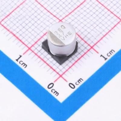 China Surface Mount Conductive Polymer Hybrid Aluminum Electrolytic Capacitors NCC HHXE350ARA470MF61G with hybrid electrolyte for sale