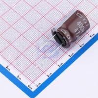 China KXJ Series Capacitors NCC EKXJ401ELL470ML20S Miniature Aluminum Electrolytic for Long Life and Endurance for sale