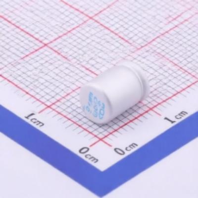 China Long Endurance Conductive Polymer Aluminum Solid Capacitors NCC APSE6R3EC3561MF08S with Rated Voltage 2.5 to 6.3Vdc for sale