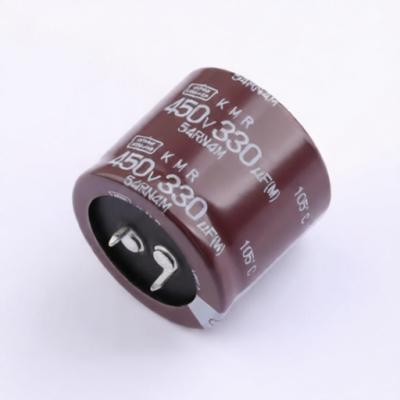 China Compact design snap in capacitor NCC EKMR451VSN331MA30S with high ripple current and long endurance for sale