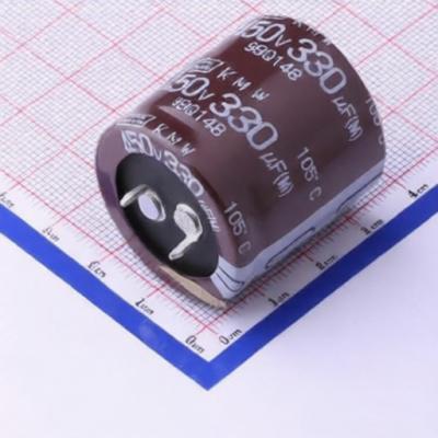 China High temperature 105C aluminum electrolytic capacitor NCC EKMW451VSN331MR30S rated 450V 330F compact design for sale