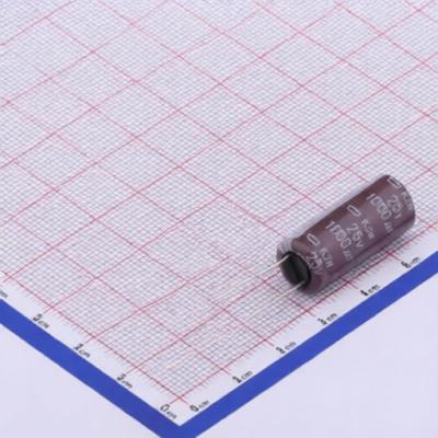 China Low ESR Miniature Aluminum Electrolytic Capacitors NCC EKZM250ELL102MJ25S Long Life RoHS2 Compliance for sale
