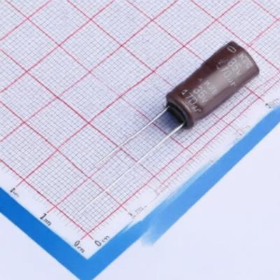 China Low Impedance Miniature Aluminum Electrolytic Capacitor NCC EKZE350ELL471MJ20S Rated 105 Celsius for sale