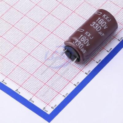 China Electronic ballast capacitor with long life and high endurance NCC EKXJ161ELL331MLN3S from KXJ series for sale