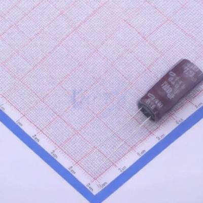 China Miniature Aluminum Electrolytic Capacitors Featuring NCC EKXJ201ELL101MK25S for Long Life Applications for sale