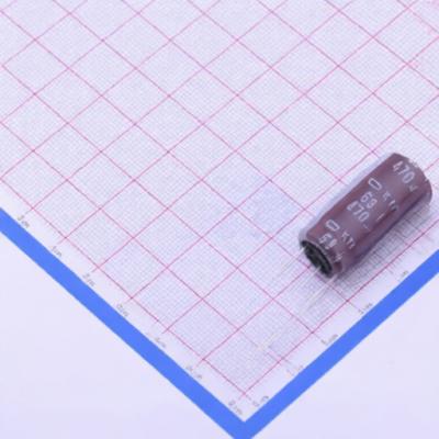 China Miniaturized low impedance capacitor NCC EKYA630ELL471MK25S with PET sleeve and RoHS2 certification for sale