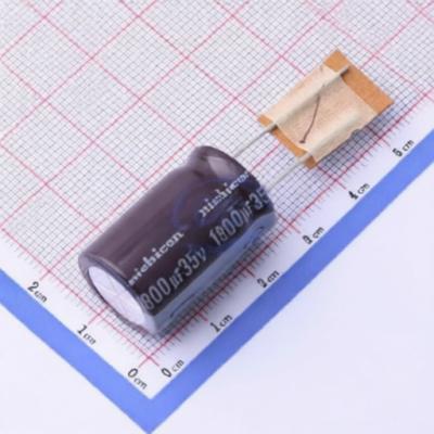 China Miniature Aluminum Electrolytic Capacitor Nichicon UPW1V182MHD1TN Low Impedance High Reliability for sale