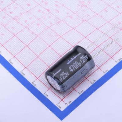 China Aluminum electrolytic capacitors with radial lead type Nichicon UVY1E472MHD PET sleeve RoHS compliant for sale