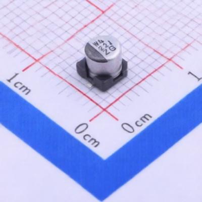 China Surface Mount Aluminum Electrolytic Capacitor Nichicon UZG0J220MCL1GB with Wide Temperature Range for sale