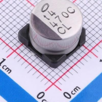 China performance aluminum electrolytic capacitor Nichicon UCL1C471MCL6GS with pressure relief vent feature for sale