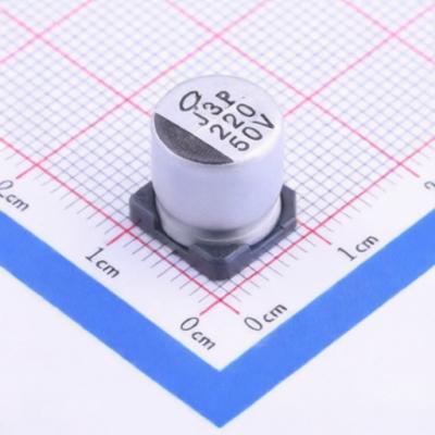 China Surface mount chip type capacitor Nichicon UWT1H221MNL1GS wide temperature range aluminum electrolytic capacitor for sale