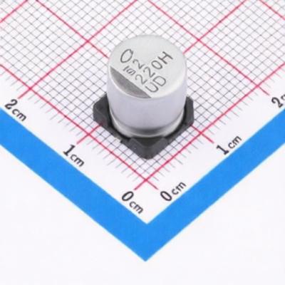 China 135 Aluminum Electrolytic Capacitors Surface Mount Chip Type Nichicon UUD1H221MNL1GS Low Impedance for sale