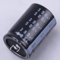 China snap in capacitor Nichicon LGX2H391MELC50 rated 500 volts for switching power supply applications for sale