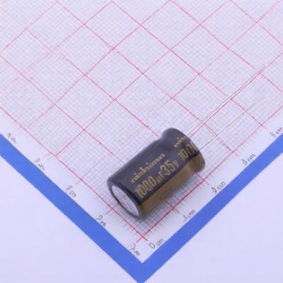 China Radial Lead Type Aluminum Electrolytic Capacitor Nichicon UKW1V102MHD for Audio Equipment Applications for sale