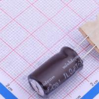 China Long Life Radial Lead Miniature Aluminum Electrolytic Capacitor Nichicon UCY2C101MHD1TO High Ripple Current for sale