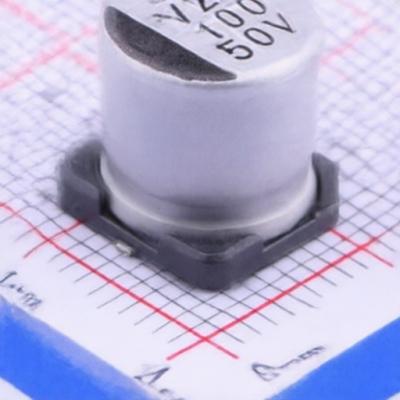 China RoHS compliant Nichicon UUX1H101MNL1GS capacitor designed under 2011 65 EU directive for electronics for sale
