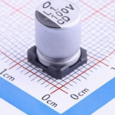 China aluminum electrolytic capacitor Nichicon UCD1V101MNL1GS with wide capacitance and voltage ratings for sale